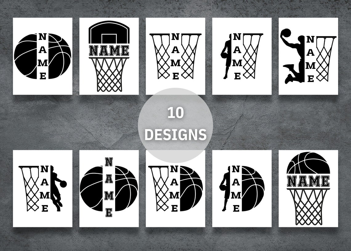 Basketball Template, Editable Canva Template, Basketball PNG, Printable ...