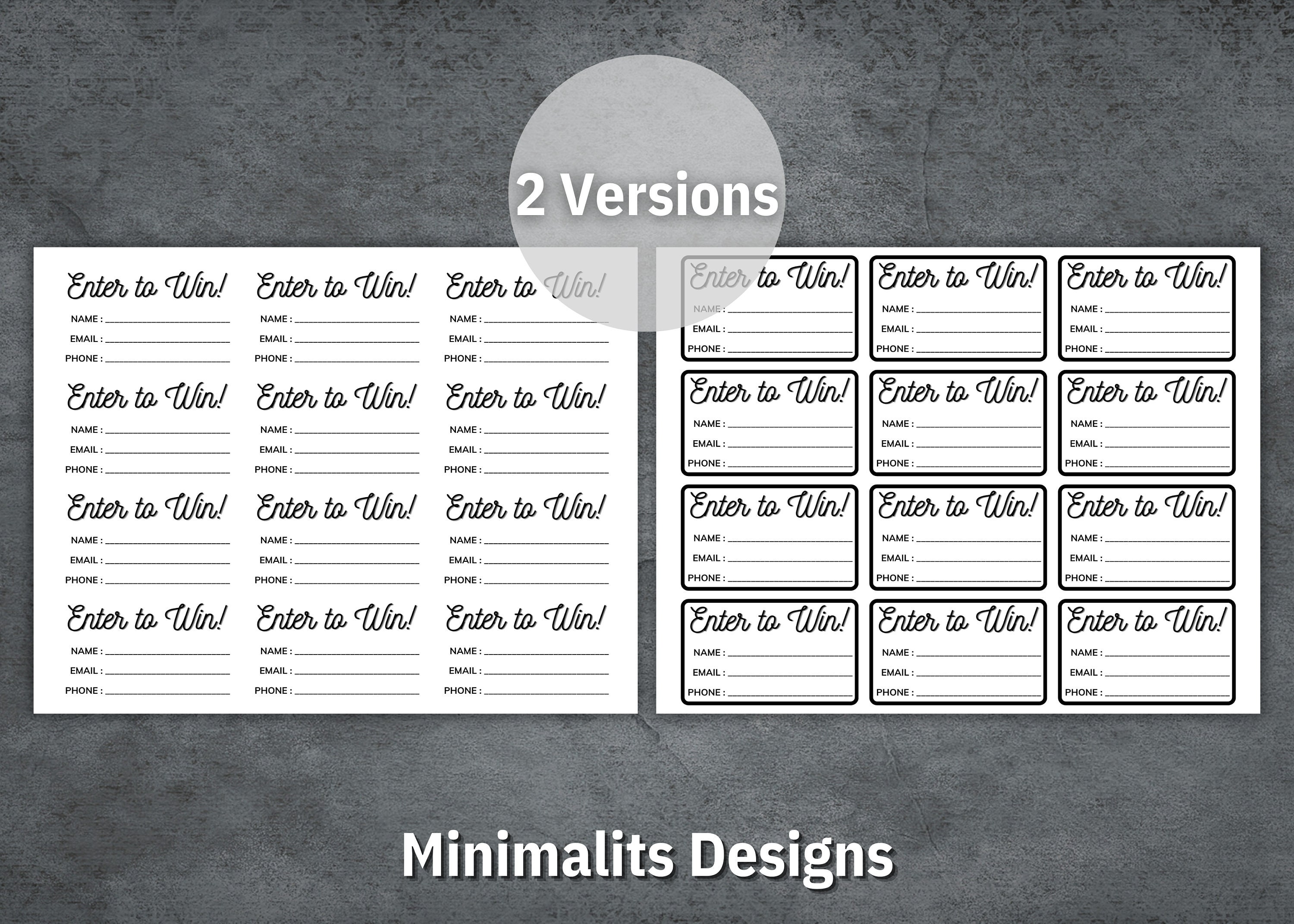 Raffle Ticket Template, Printable Raffle Ticket, Editable Raffle Ticket ...