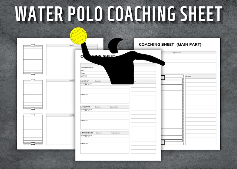 Water Polo Coaching Sheet, Water Polo Practice Plan, Water Polo Game ...