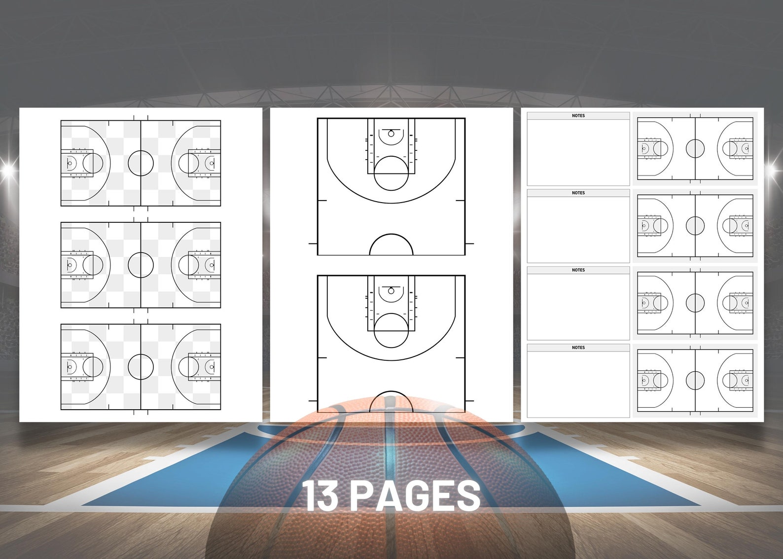 Basketball Coaching Template Basketball Practice Plan - Etsy