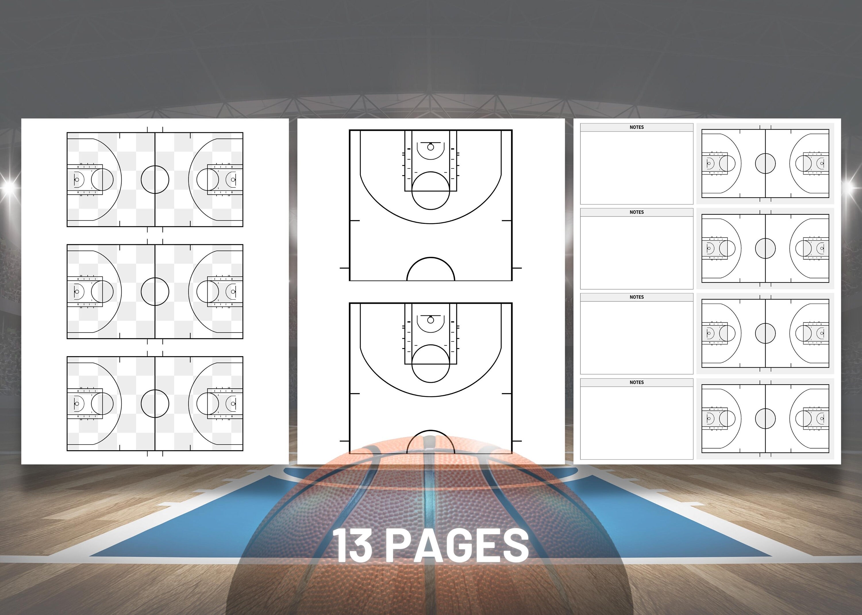 Basketball Coaching Template Basketball Practice Plan - Etsy