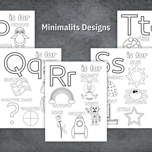 Alphabet Coloring Pages, Printable Alphabet, ABC Coloring Pages ...