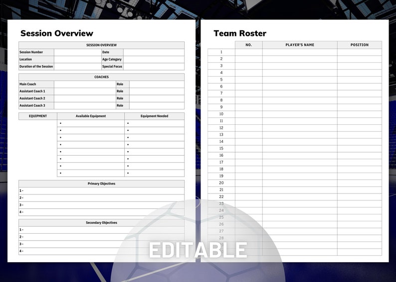 Handball Coaching Template, Handball Practice Plan, Handball Game Day ...