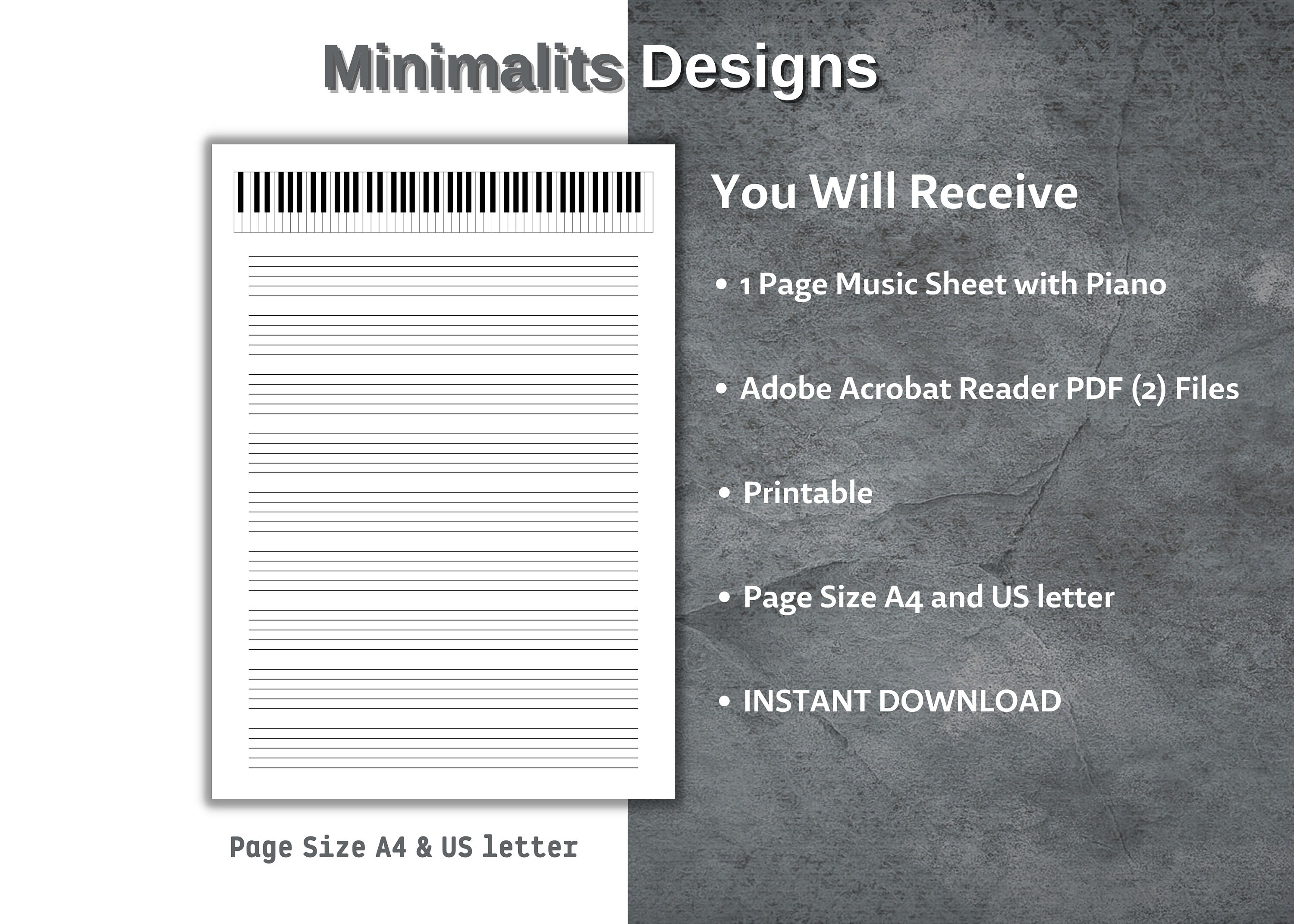 Music Sheet With Piano, Music Sheet, Blank Music Paper, Blank Sheet ...