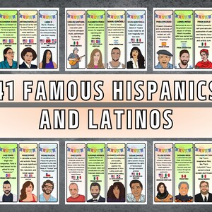 Hispanic Heritage Month, Hispanic Heritage Bookmarks, Celebrate ...