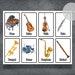 Music Instruments Flash Cards, Preschool Flashcards, Printable ...
