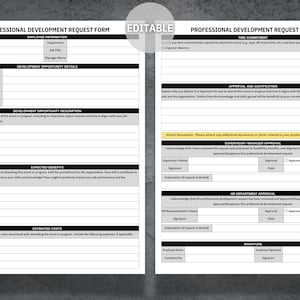 Professional Development Request Form, Printable Continuing Education ...