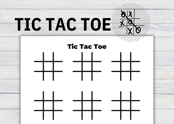 Ultimate Tic Tac Toe [FREE PRINTABLE PDF TEMPLATE]