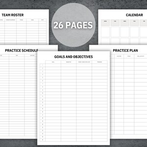 Cheer Coach Planner, Printable Cheer Planner, Cheerleading Squad, Team ...