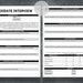 Interview Questions Template, Employee Behavioral Questionnaire, Job ...
