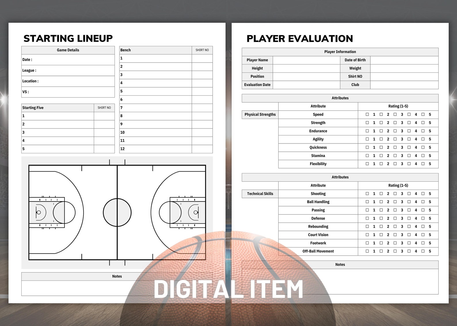 Basketball Coaching Template Basketball Practice Plan - Etsy