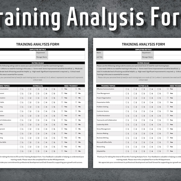 Training Needs Analysis - Etsy