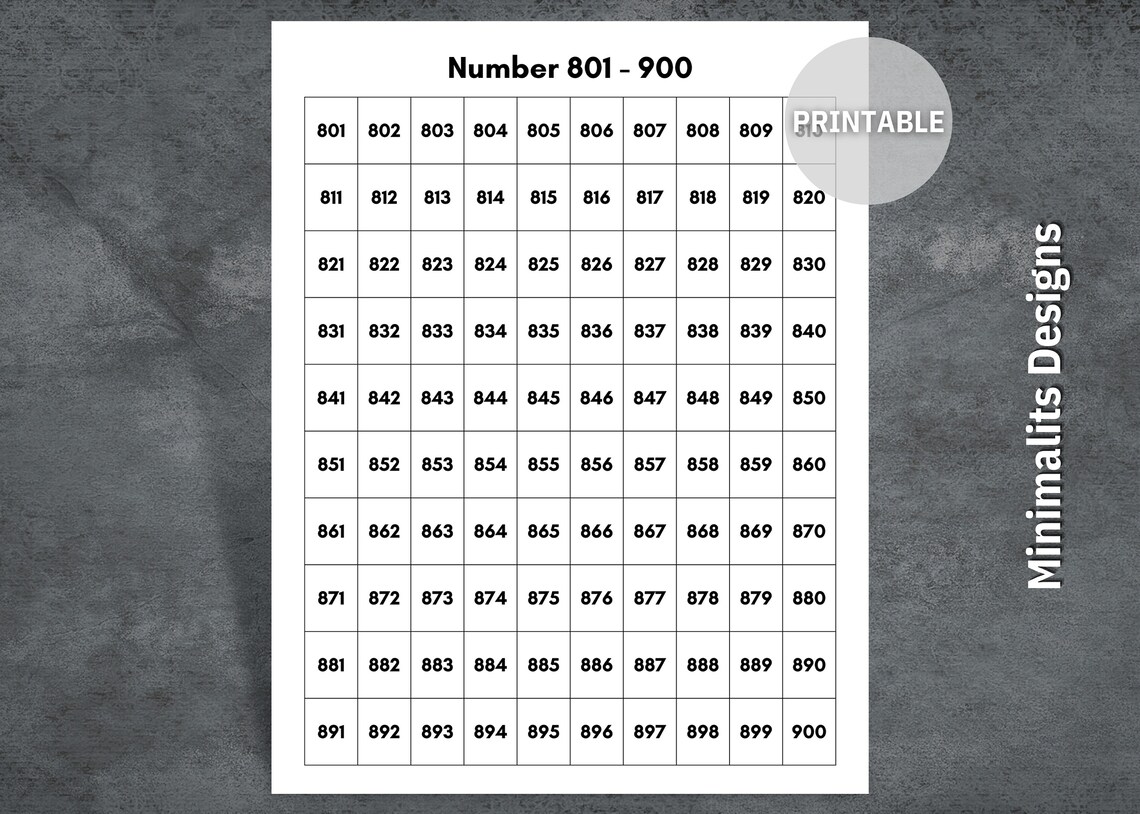 Number Charts, Numbers Worksheet, Printable Numbers, Kindergarten ...
