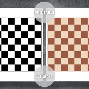 Checkers Game, Printable Checkers Game, Draught Board, Draughts Game, 8 ...