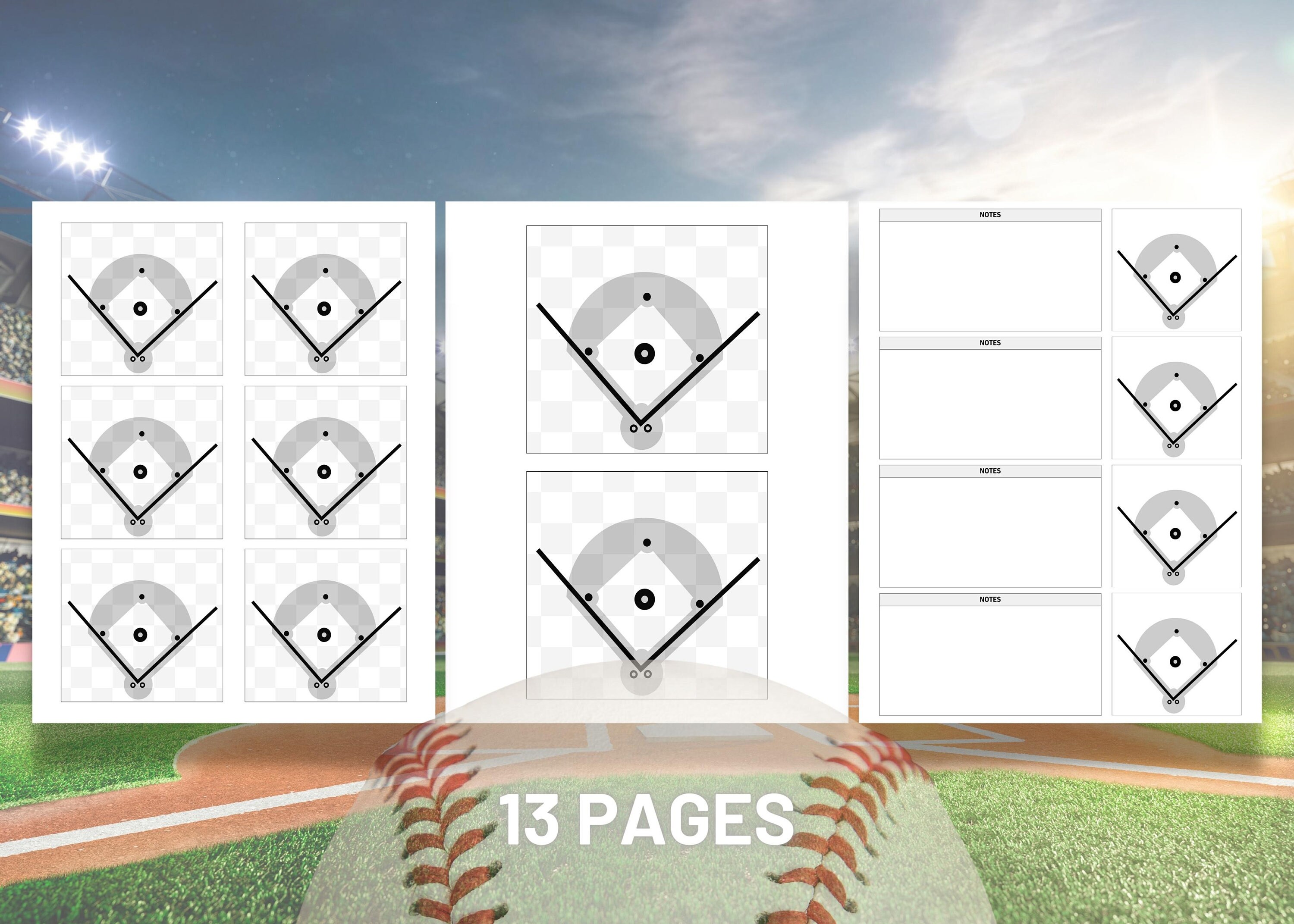 Baseball Coaching Template, Baseball Practice Plan, Baseball Game Day ...