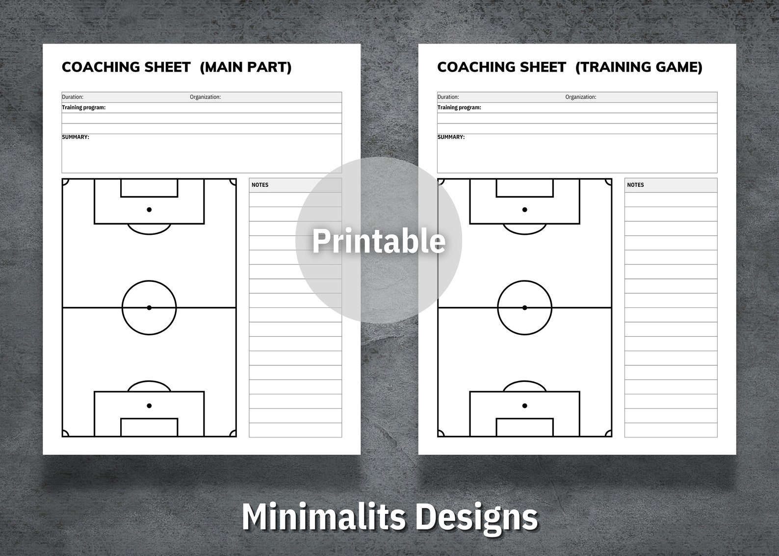 Soccer Coaching Sheet, Football Coaching Sheet, Soccer Practice Plan ...