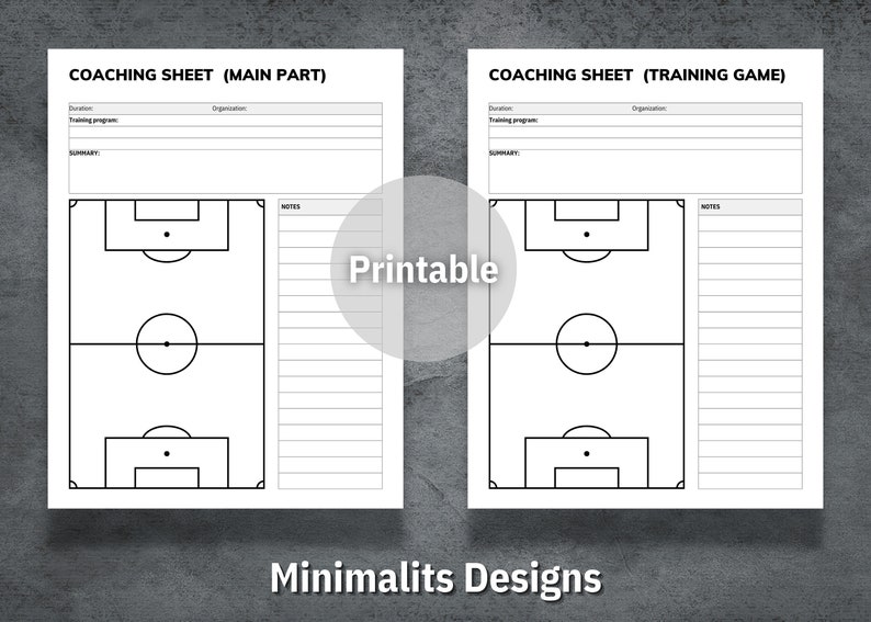 Soccer Coaching Sheet, Football Coaching Sheet, Soccer Practice Plan ...