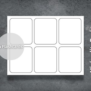 Printable Flashcards, Flash Cards Template, Blank Flash Cards, School ...