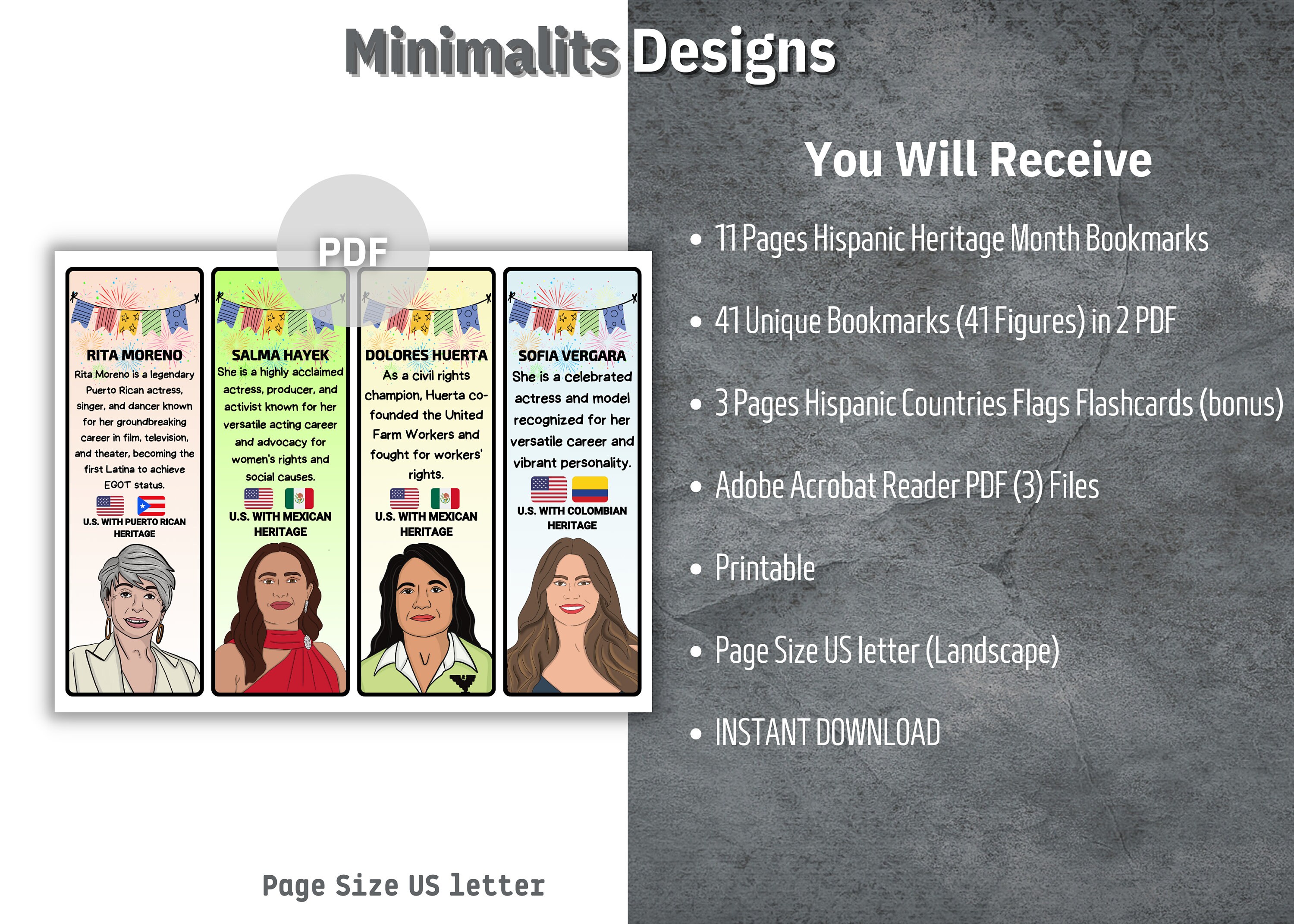 Hispanic Heritage Month, Hispanic Heritage Bookmarks, Celebrate ...