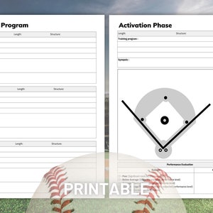Baseball Coaching Template, Baseball Practice Plan, Baseball Game Day ...