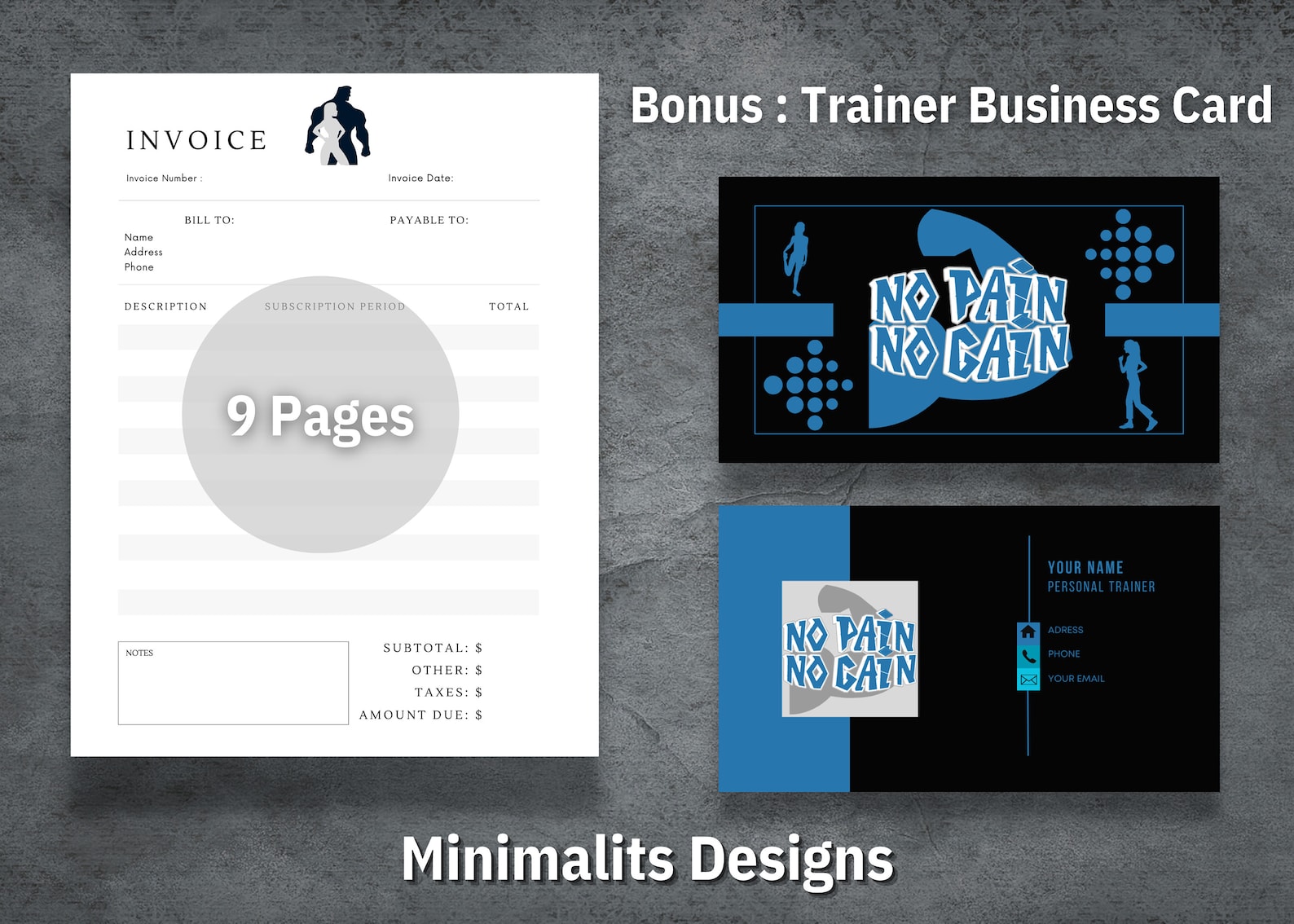 Personal Trainer Sheet, Personal Training Program Template, Fitness ...