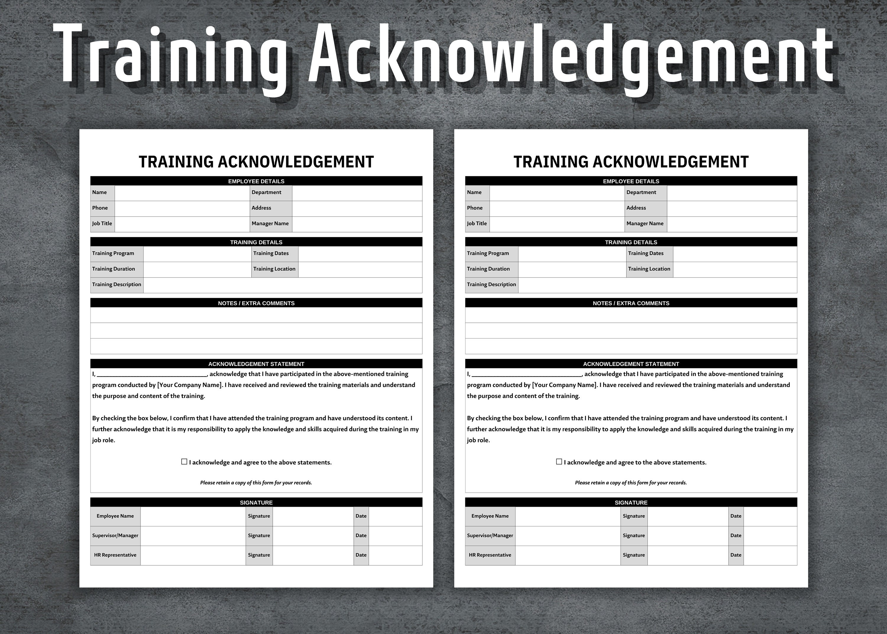 Training Acknowledgement Form Template Awesome Traini - vrogue.co Training Acknowledgement Form Template Awesome Traini - vrogue.co