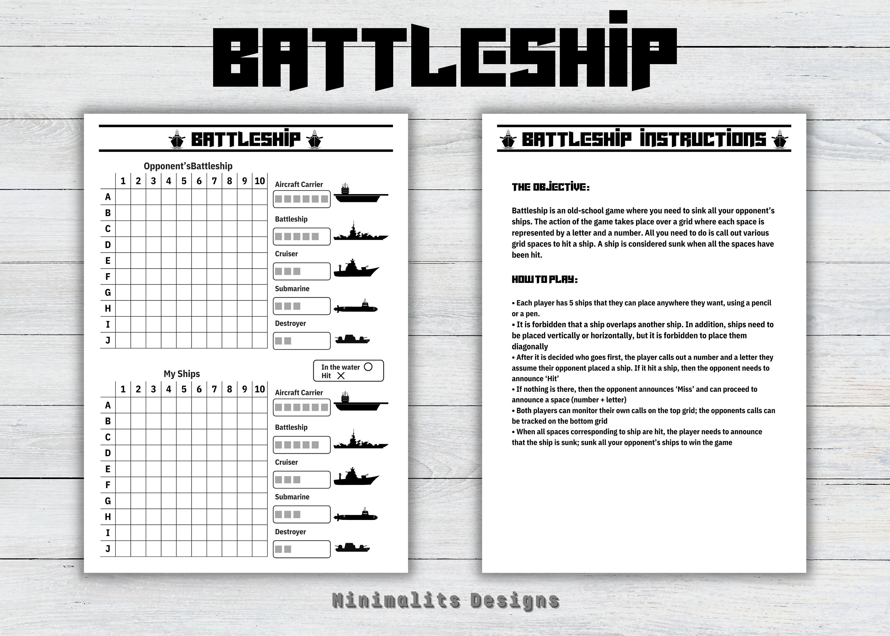 Battleship Game, Battleship Board Game, Battleship Paper Game, Road ...