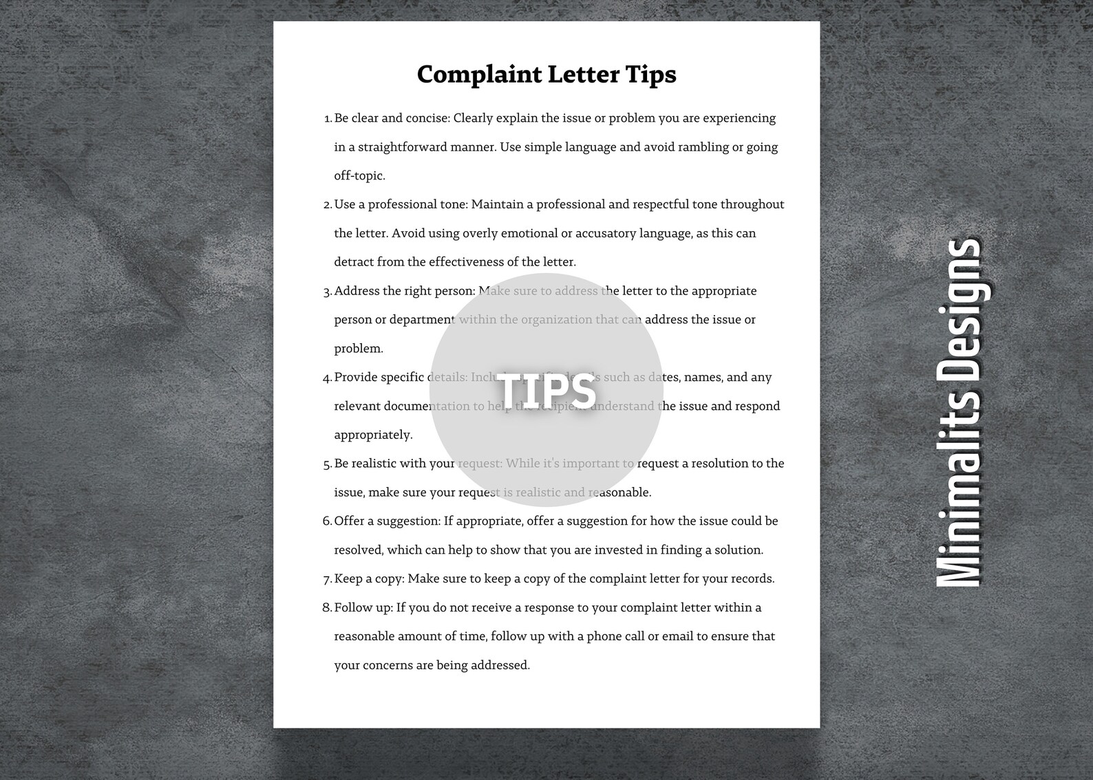 Complaint Letter, Formal Complaint Letter, Letter of Complaint ...