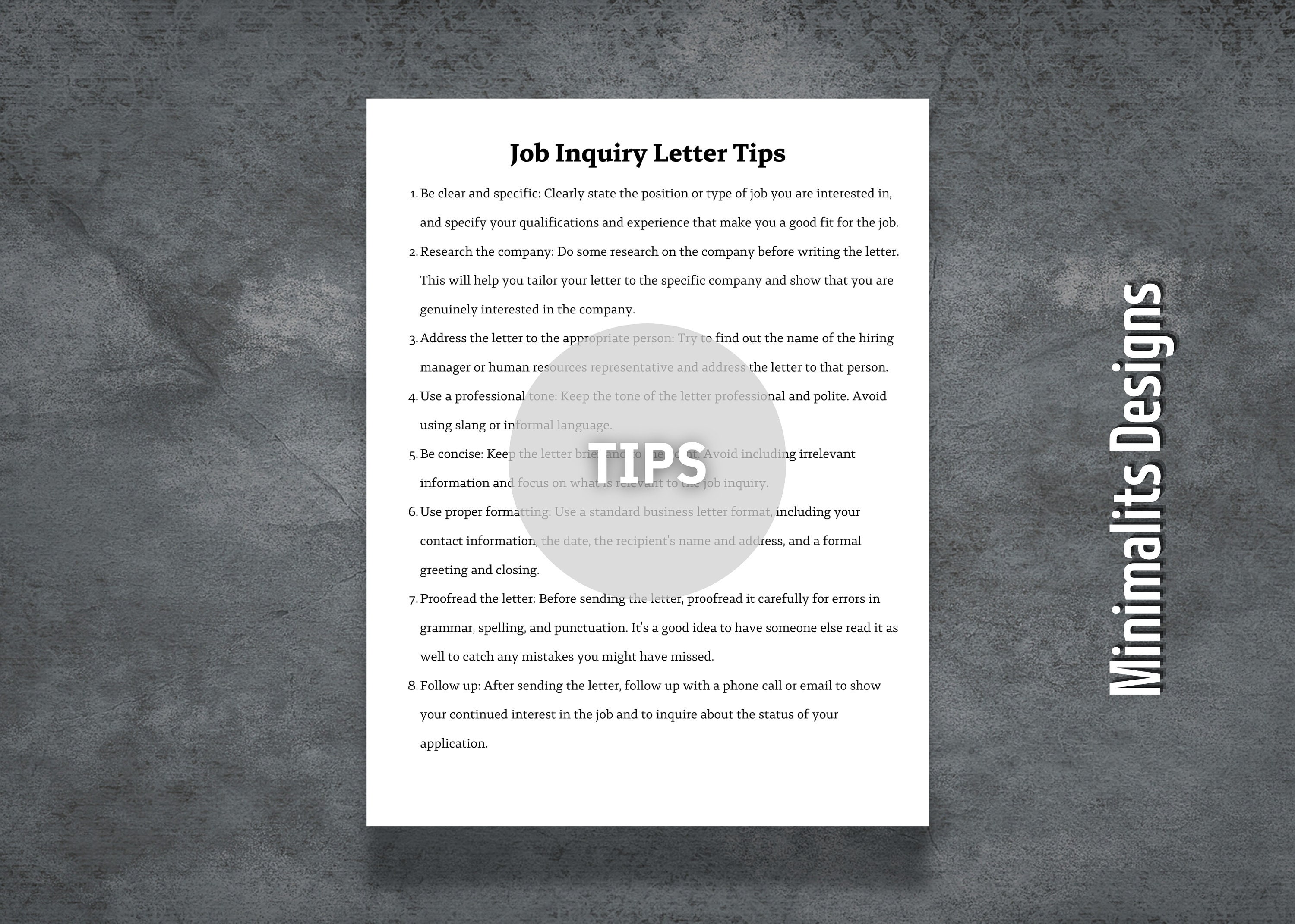 Job Inquiry Letter, Printable Job Inquiry Template, Letter of Inquiry ...