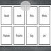 Sight Word Flash Cards, Preschool Flashcards, Printable Montessori ...