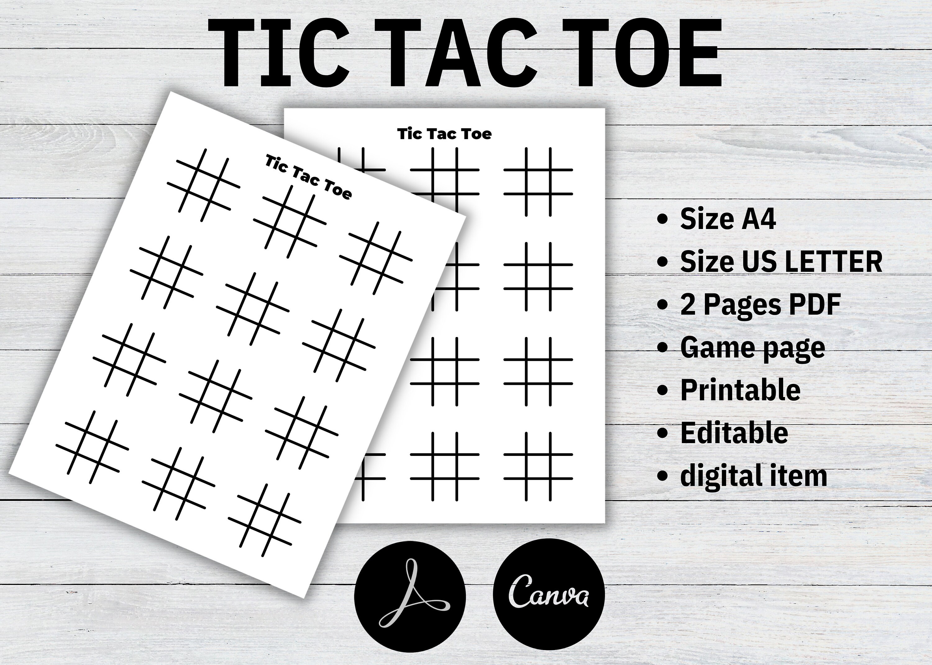 Tic Tac Toe Game, Tic Tac Toe Board Game, Tic Tac Toe Paper Game, Road ...