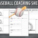 Baseball Coaching Sheet, Baseball Practice Plan, Baseball Game Day ...
