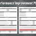 Performance Improvement Plan Template, Printable PIP Form, Human ...