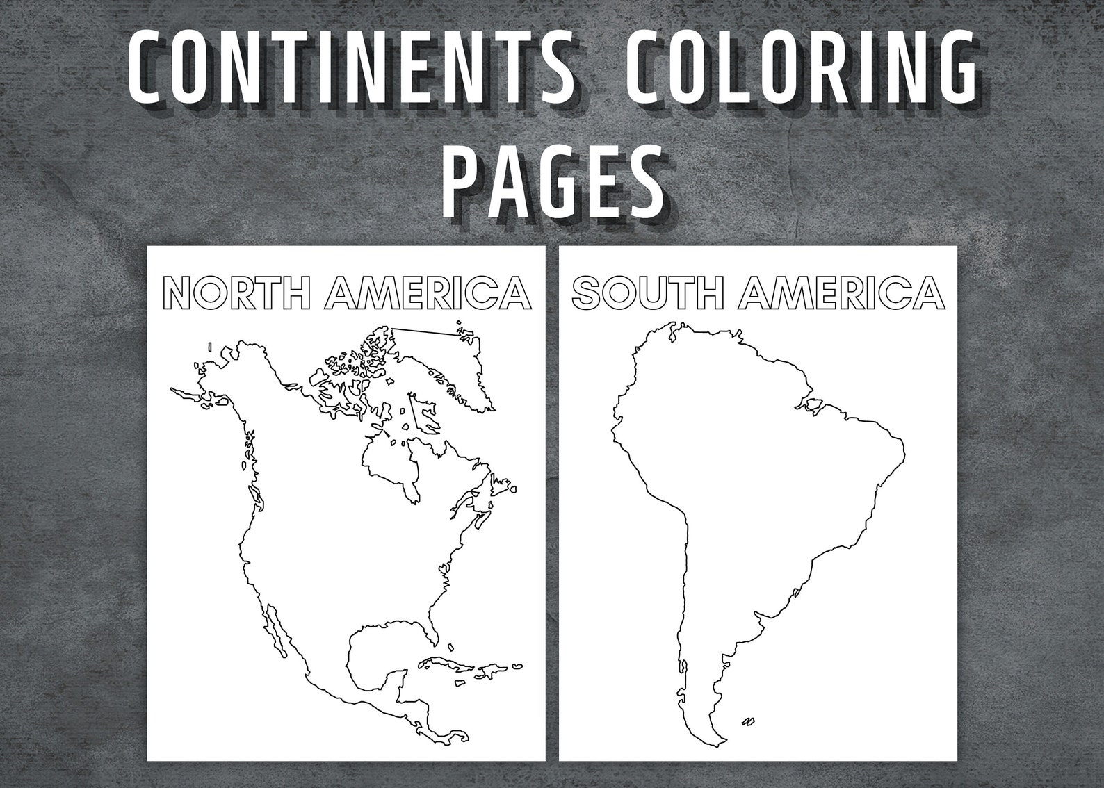 Continents Coloring Pages, World Map Coloring Pages, Printable Map ...