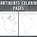 Continents Coloring Pages, World Map Coloring Pages, Printable Map ...