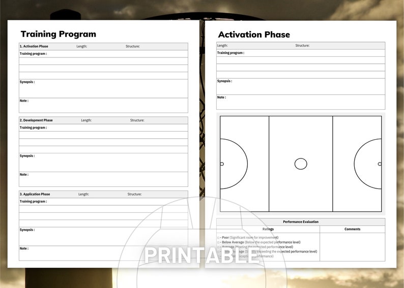 Netball Coaching Template, Netball Practice Plan, Netball Game Day ...