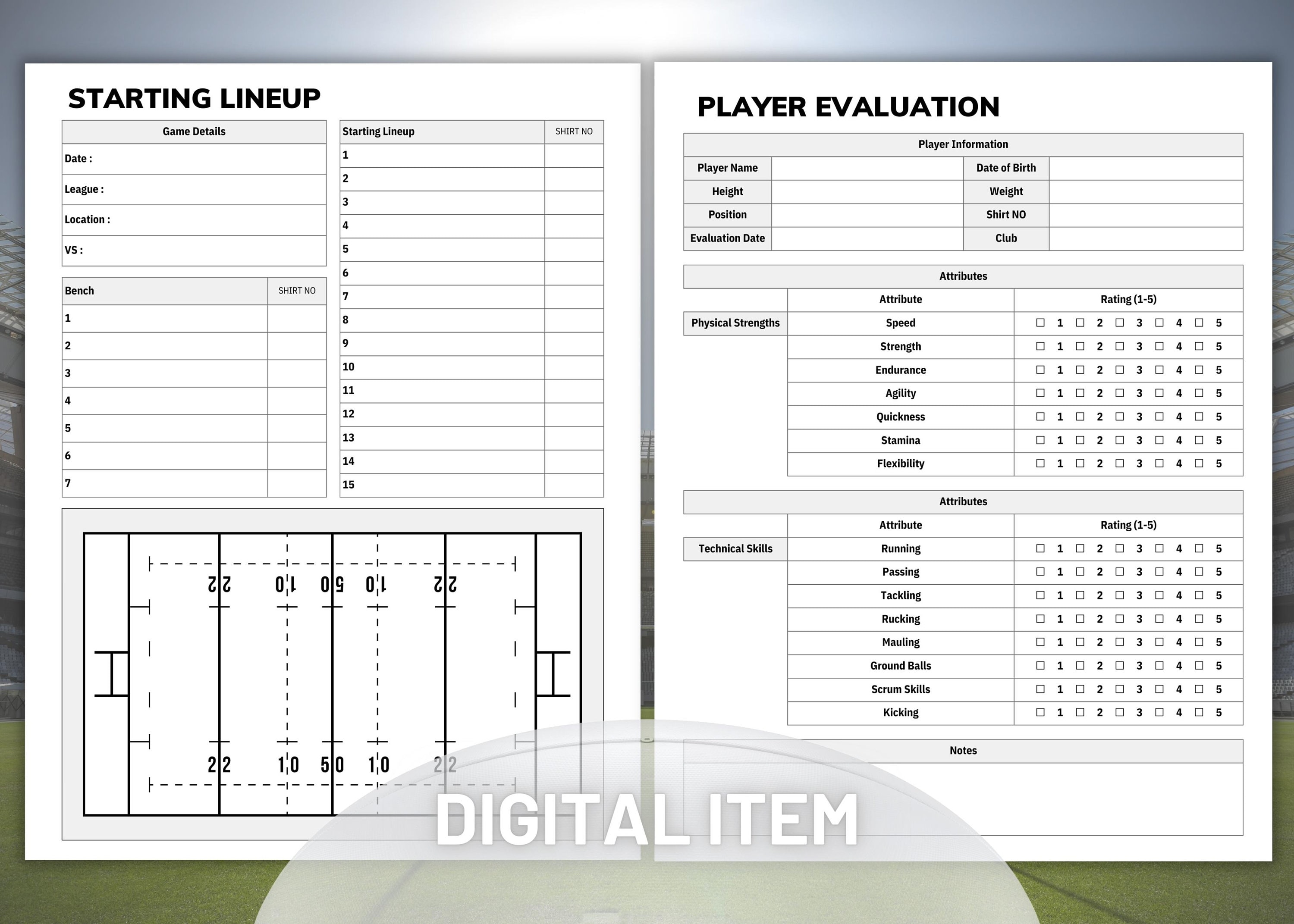 Rugby Coaching Template, Rugby Practice Plan, Rugby Game Day Strategy ...