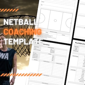 Netball Coaching Template, Netball Practice Plan, Netball Game Day ...