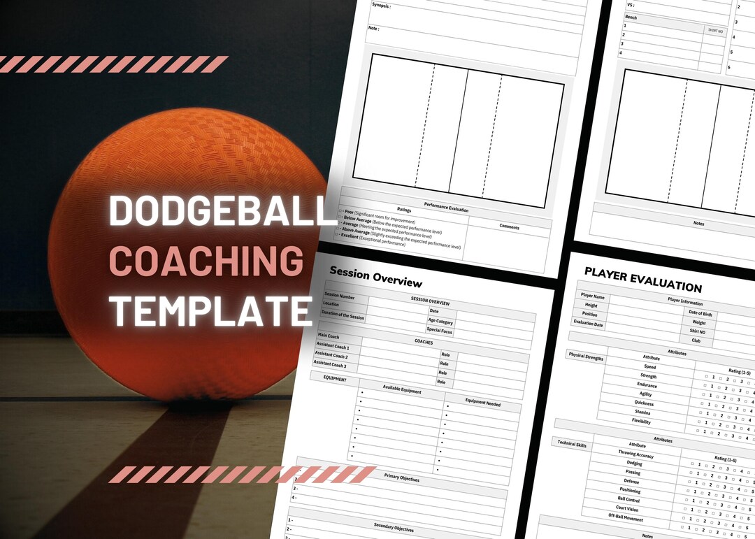 Dodgeball Coaching Template, Dodgeball Practice Plan, Dodgeball Game ...