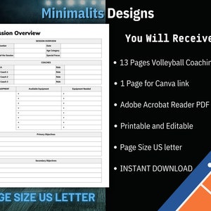 Volleyball Coaching Template, Volleyball Practice Plan, Volleyball Game ...