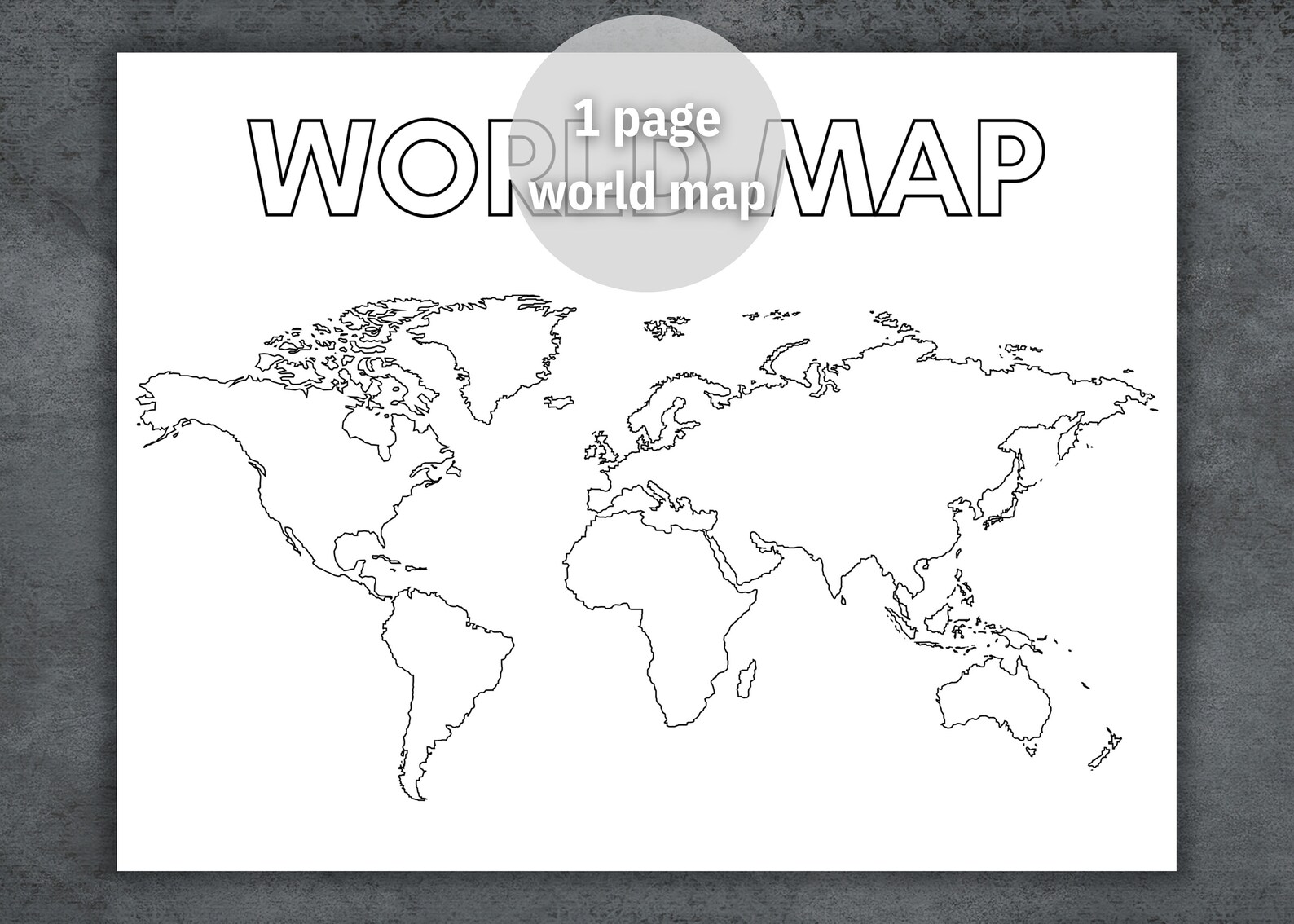 Continents Coloring Pages, World Map Coloring Pages, Printable Map ...