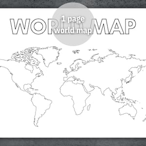 Continents Coloring Pages, World Map Coloring Pages, Printable Map ...