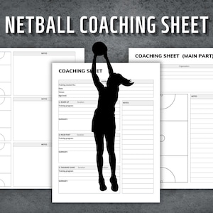 Netball Coaching Sheet, Netball Practice Plan, Netball Game Day ...