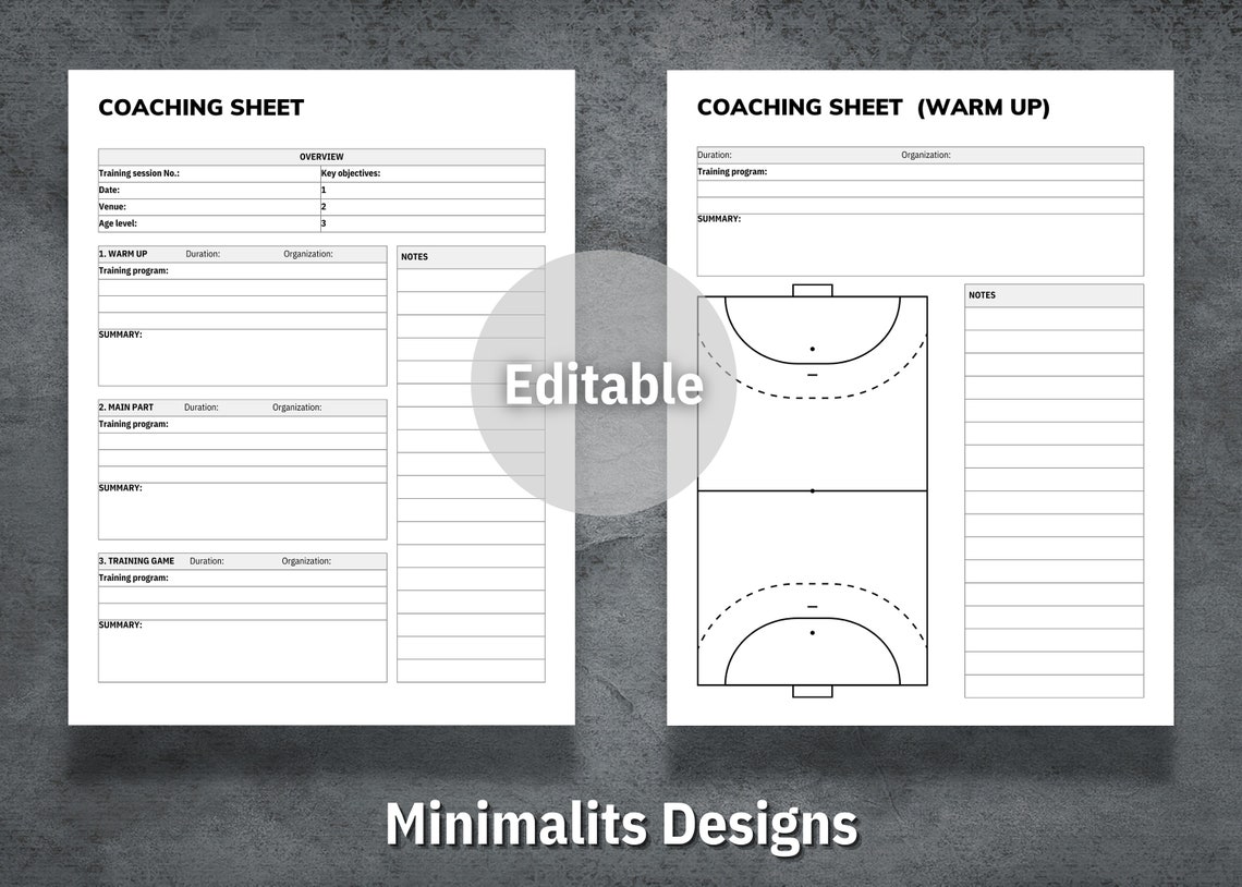 Handball Coaching Sheet Handball Practice Plan (Download Now) - Etsy