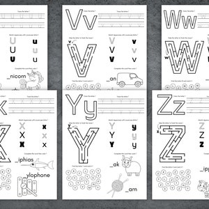 Alphabet Worksheet, Alphabet Coloring Pages, Printable Alphabet ...