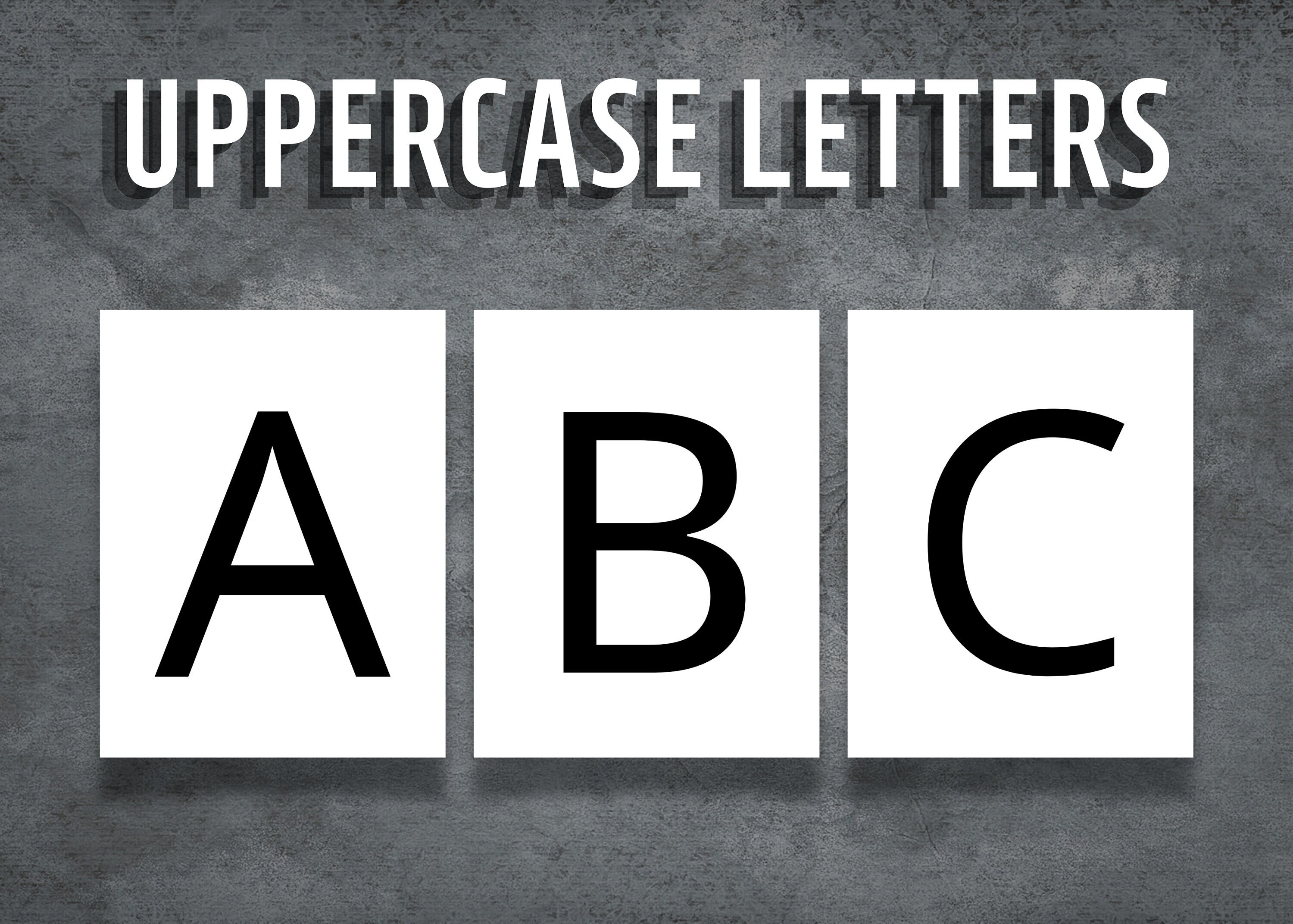 Uppercase Letters, Printable Alphabet, Editable A B C Pages, Alphabet ...