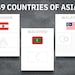 Asian Flags Coloring Pages, Printable Flags Coloring Pages, Asian ...