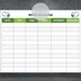 Rugby Schedule Template, Printable Rugby Schedule, Editable Rugby Game ...