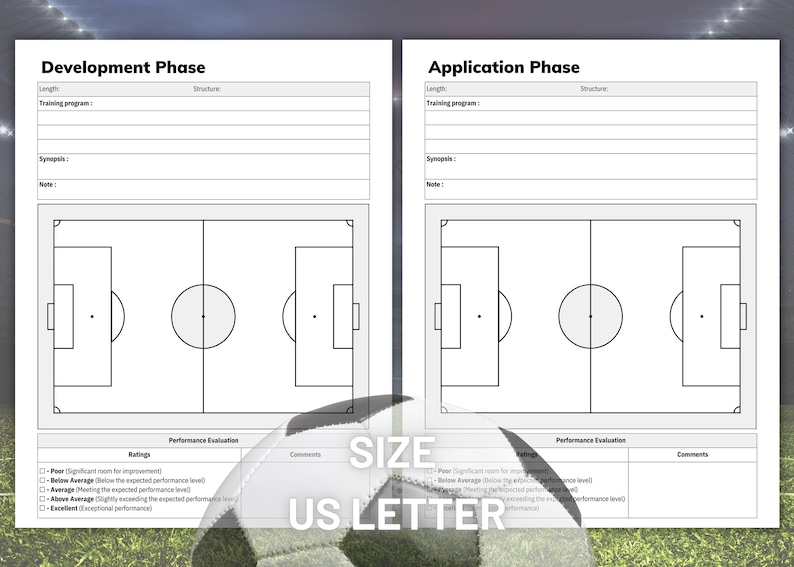 Football Coaching Template, Soccer Practice Plan, Football Game Day ...