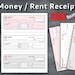 Money or Rent Receipt, Printable Receipt, 5000 Receipts, Rent Receipt ...